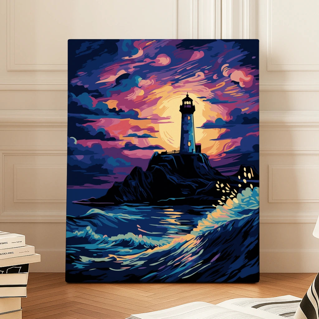 Stormy Beacon - Paint by Numbers Kit – ArtSpark