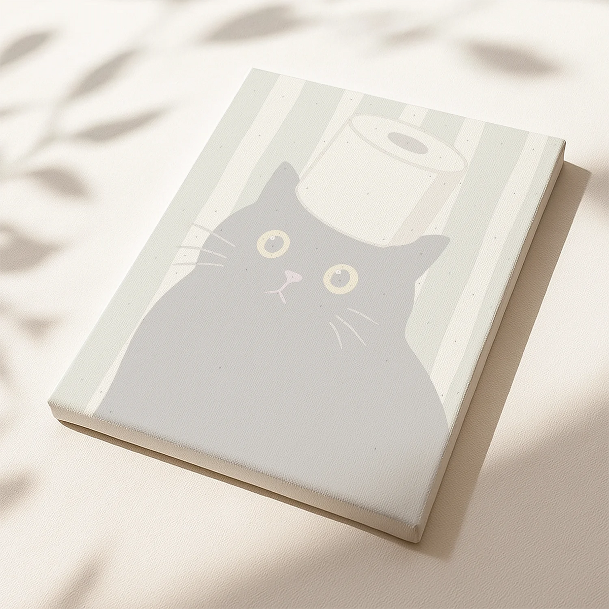 Toilet Trouble Paint by Numbers Kit – Funny Black Cat Art – ArtSpark